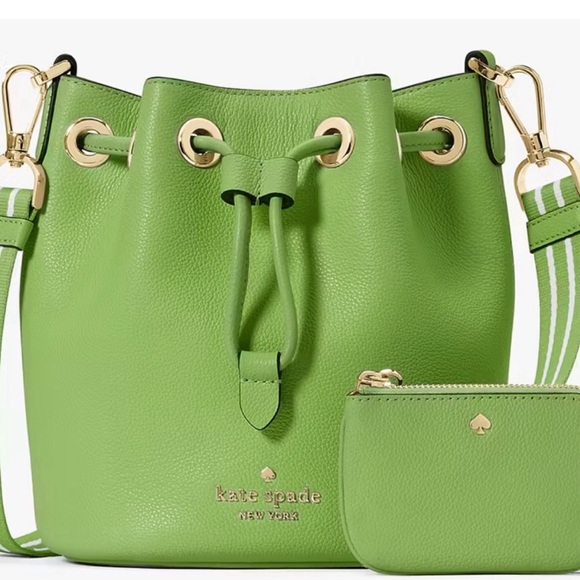 kate spade | Bags | Kate Spade Green Crossbody Bag With Gold Hardware ...